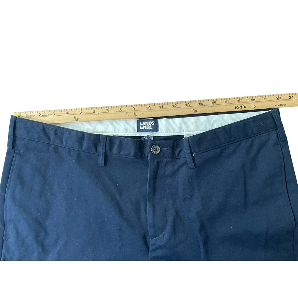Lands' End | Pants | Lands End Chino Pants Mens Sz 4x30 Navy Blue ...